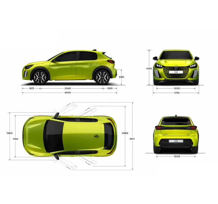Peugeot 208 i e-208 | Električna gradska vozila
